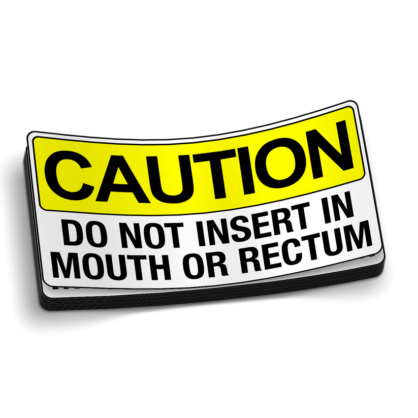 CAUTION - Do Not Insert Decal – Alpenglow Readiness Supply